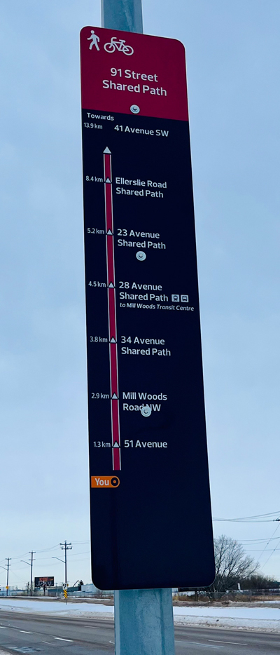 Bike Route Wayfinding | City of Edmonton